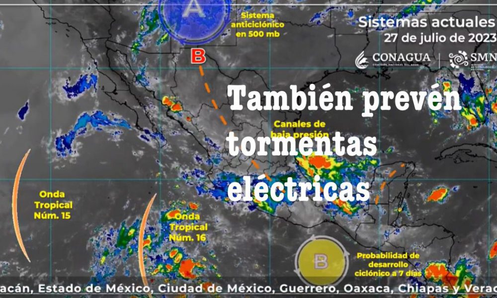 Pronóstico: Lluvias puntuales muy fuertes, tormentas eléctricas y ...